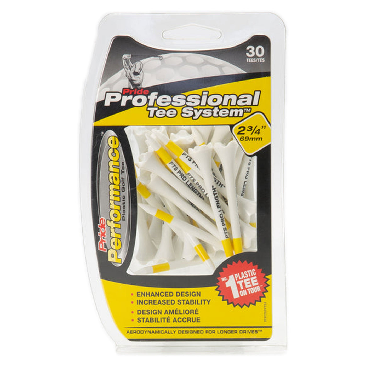 Pride Golf Professional Tee System Golf Tees — Pro Am Golf USA