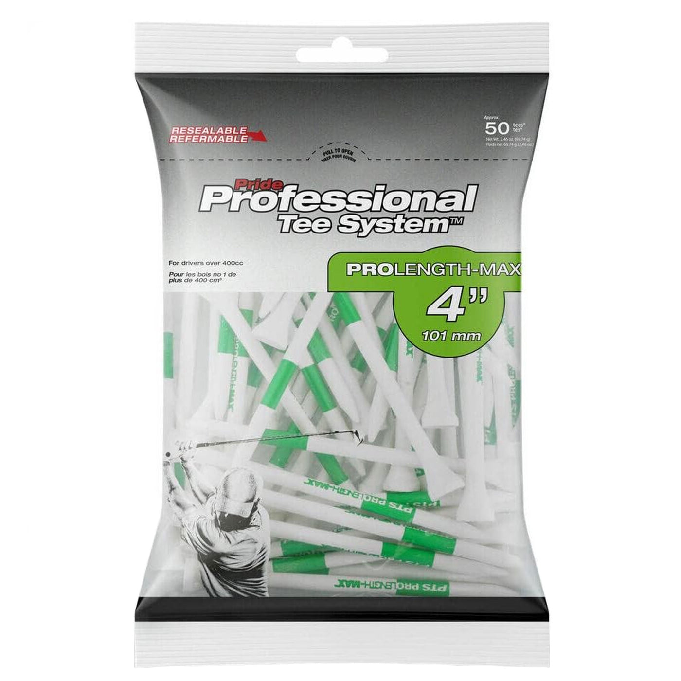 Pride Golf Professional Tee System Wooden Golf Tees — Pro Am Golf USA