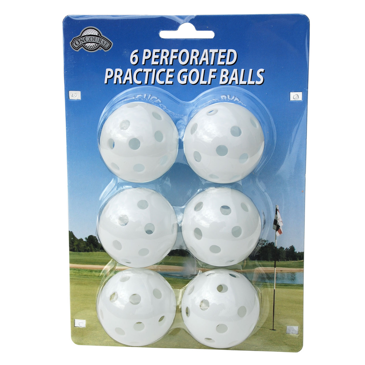 onCourse Perforated Practice Golf Balls — Pro Am Golf USA