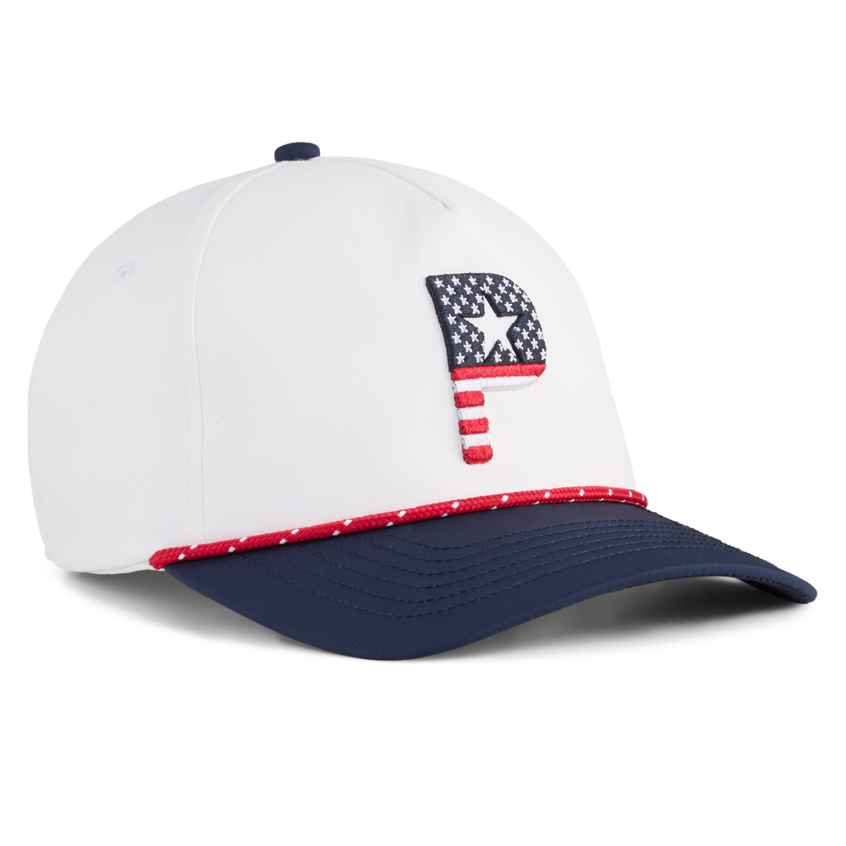 Puma Pars And Stripes 5 Panel Cap — Pro Am Golf USA